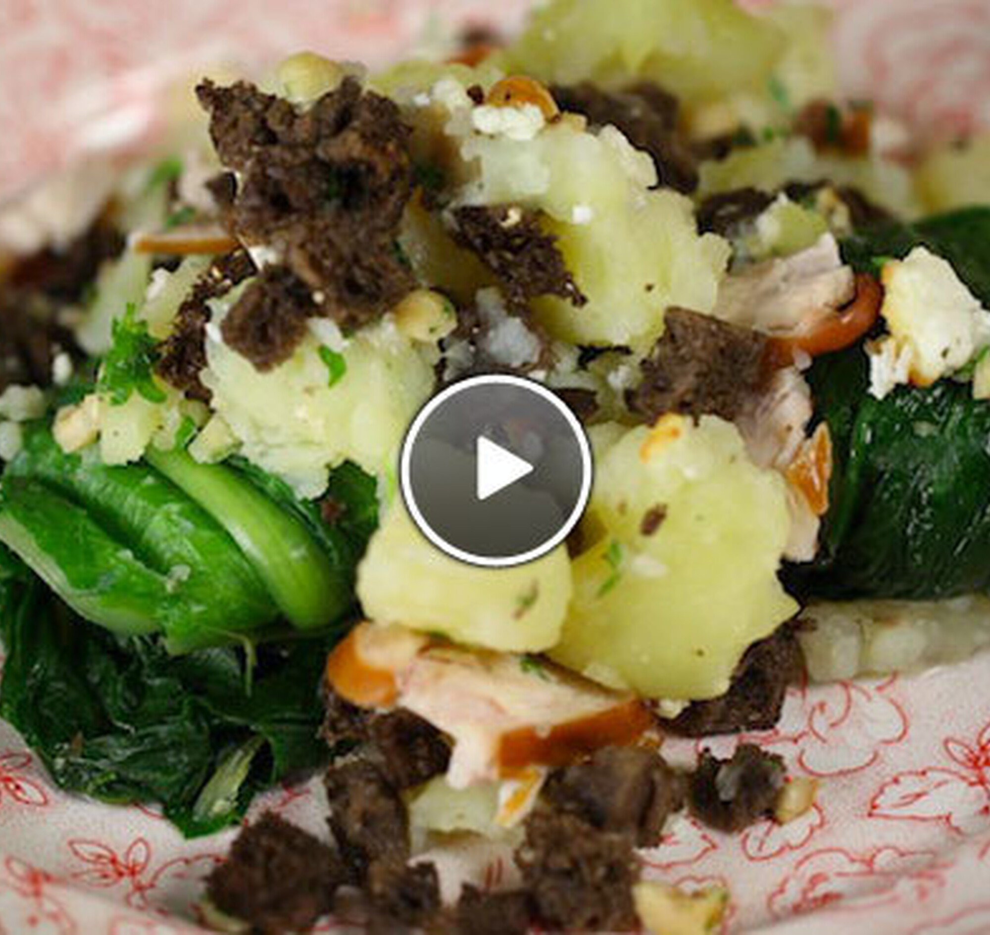 Gegratineerde Romeinse sla met geitenkaas recept - 24Kitchen