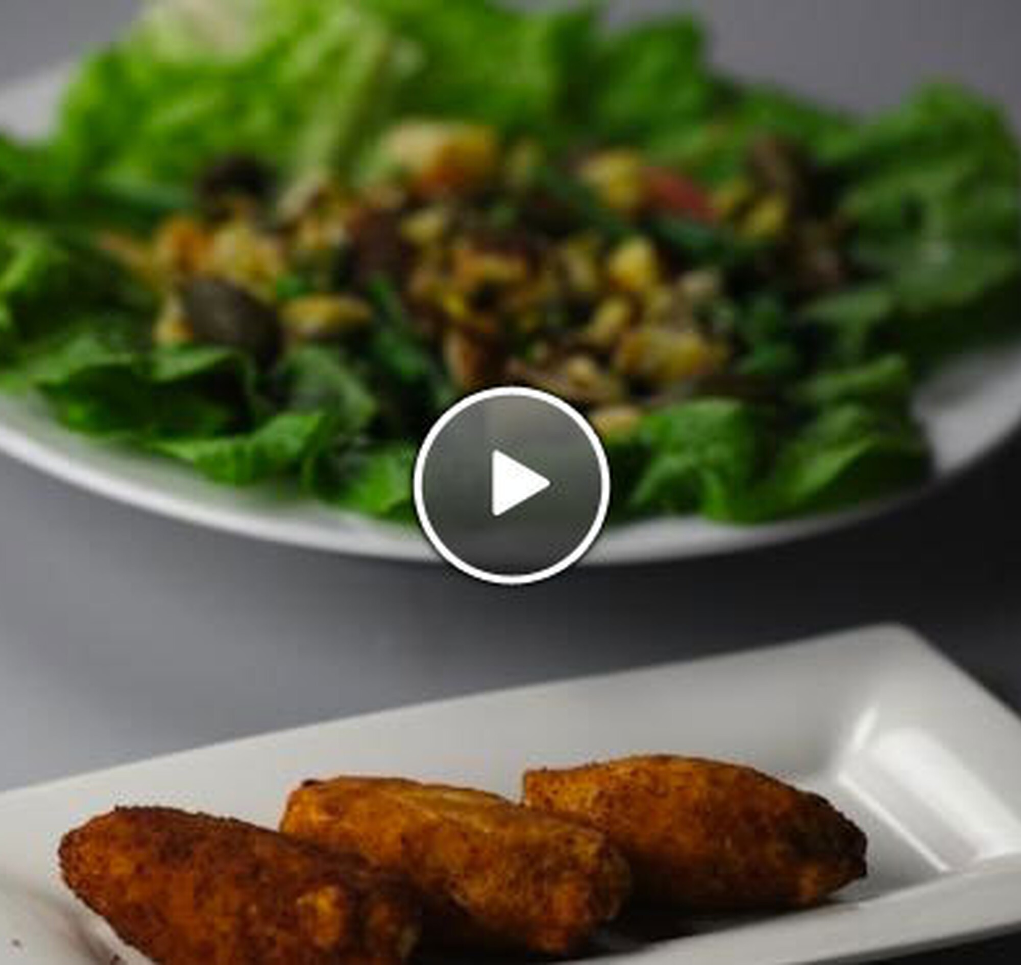 Crocché di patate & Romaanse sla met cucunci recept - 24Kitchen