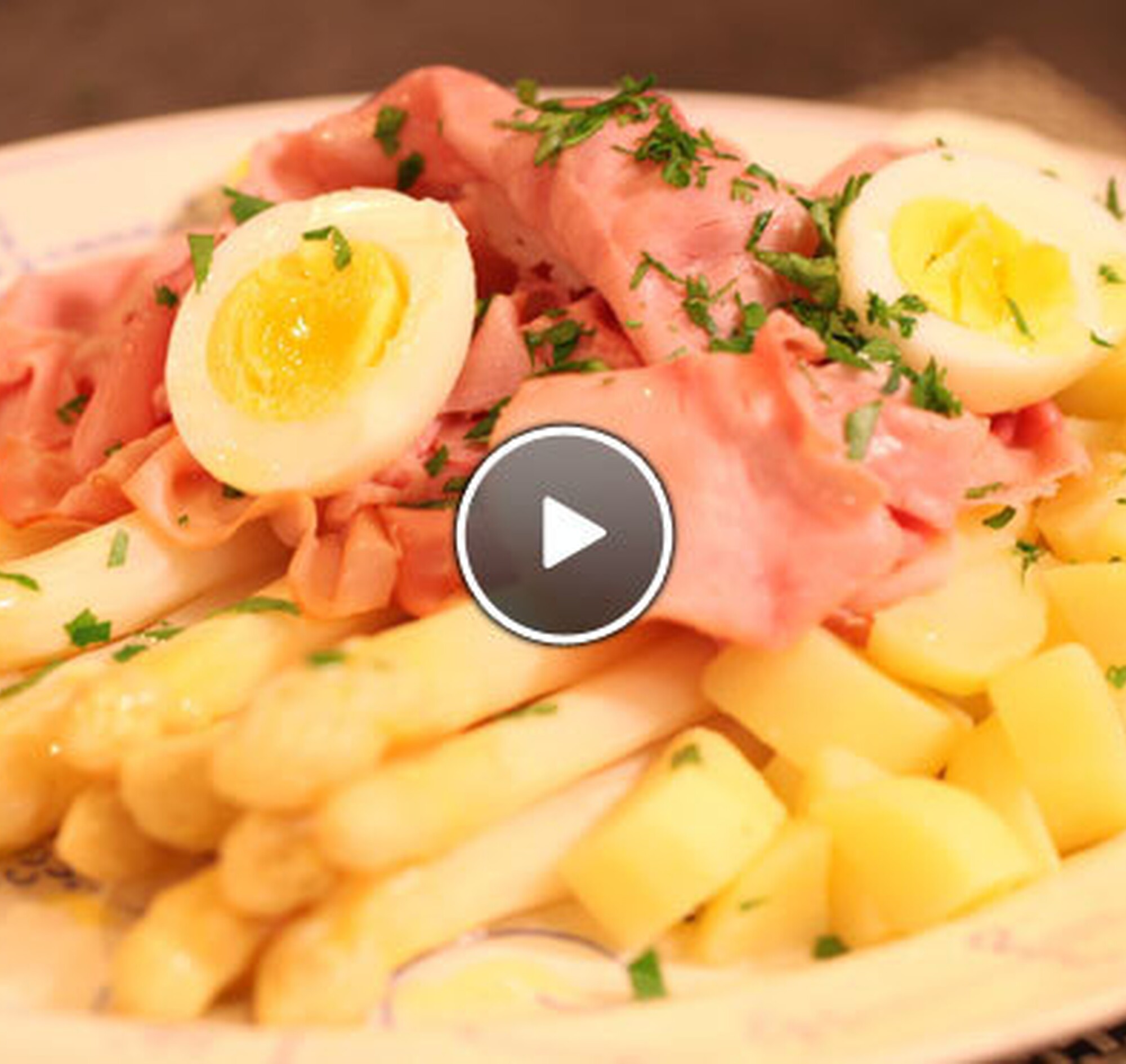 Asperges met beenham en ei recept - 24Kitchen
