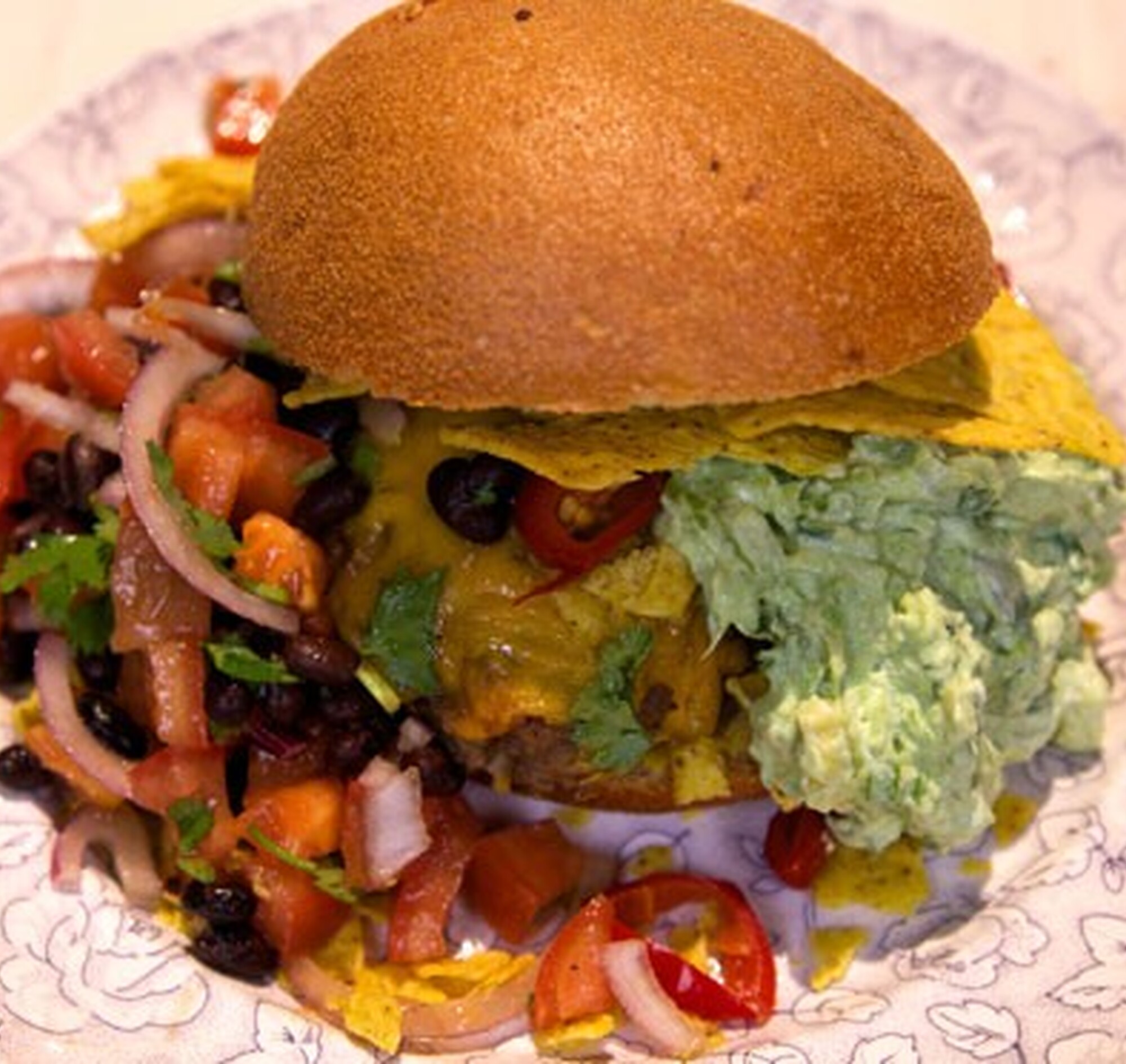 Tex-Mex burger - 24Kitchen