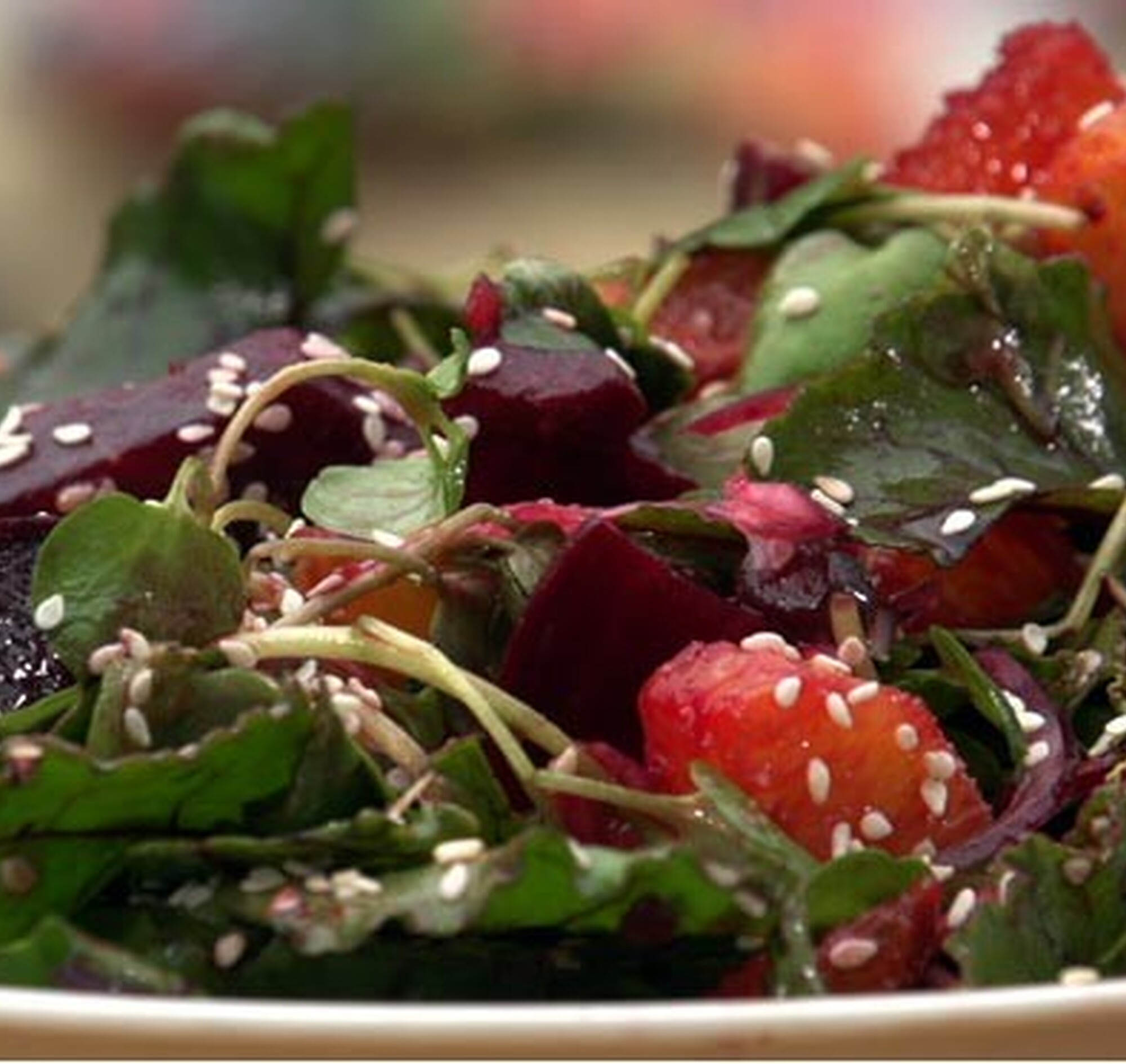 Rode bietensalade met sinaasappel recept - 24Kitchen