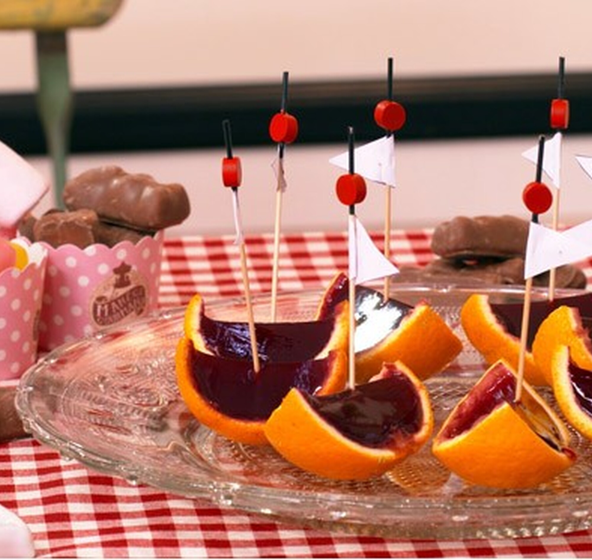 Sinaasappel jelly boats recept - 24Kitchen