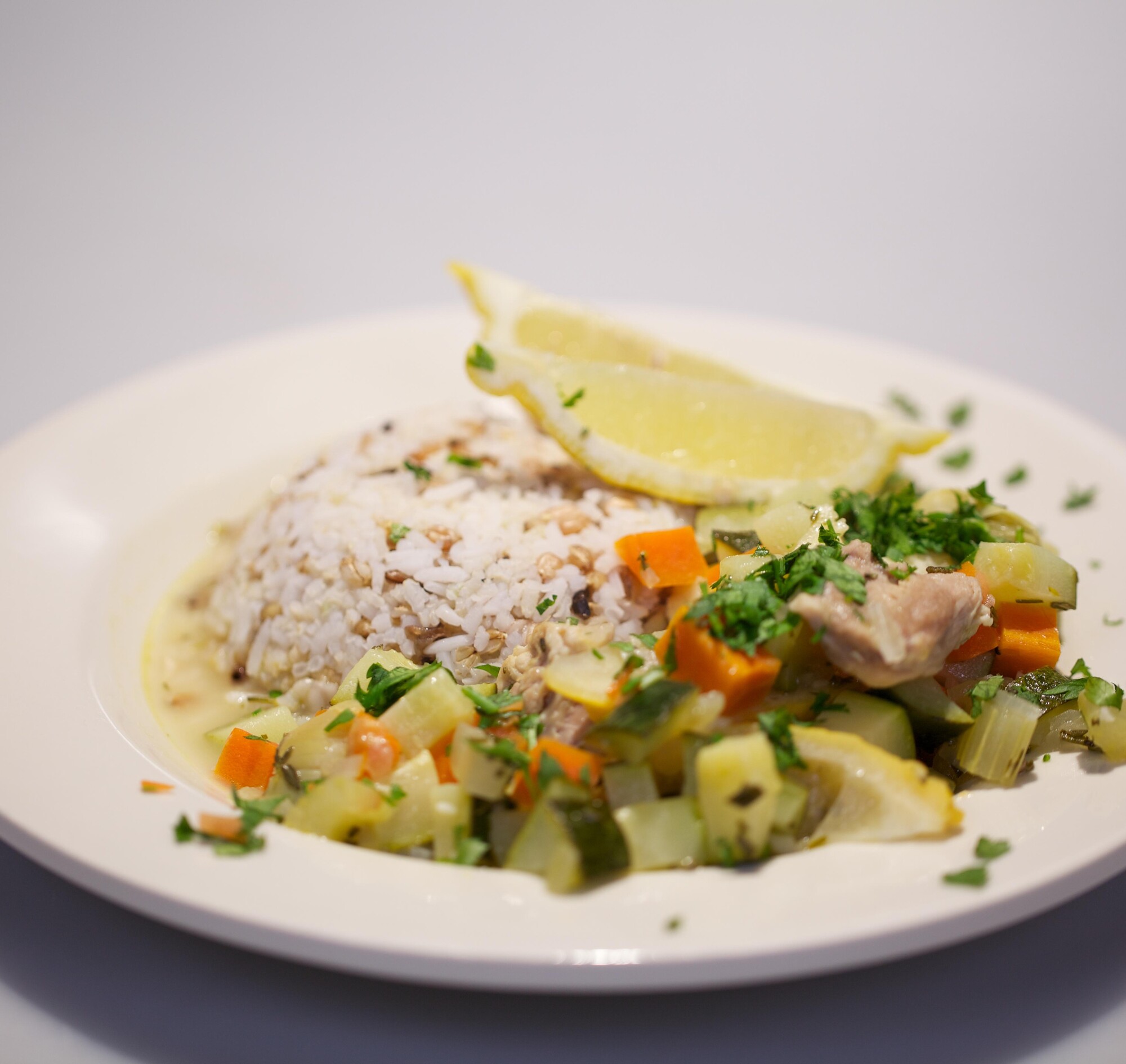 Kippendij-citroenstoof met rijst recept - 24Kitchen