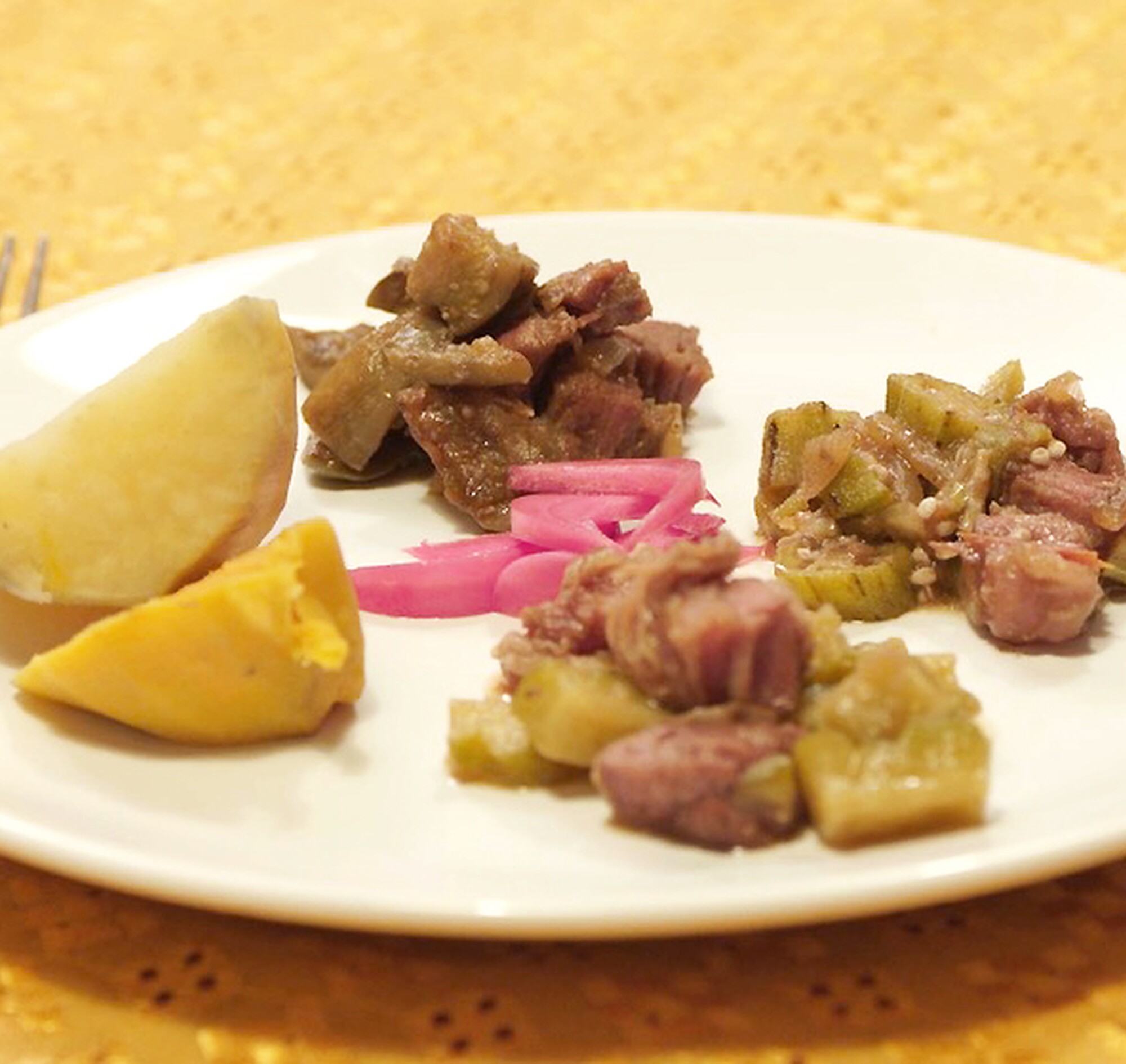 Gestoofde antroewa met zoutvlees recept - 24Kitchen