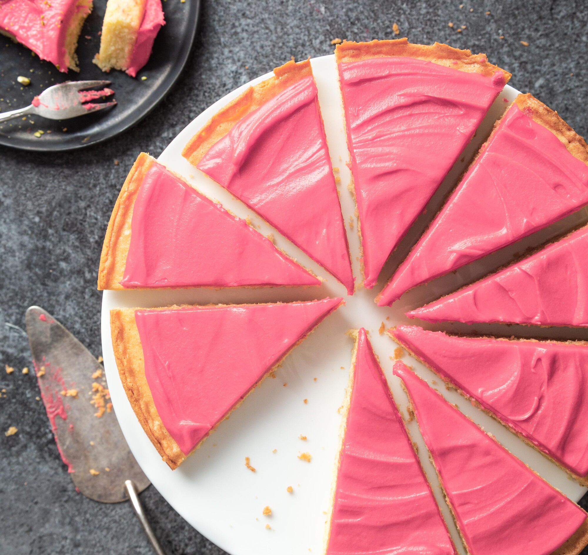Roze koek XXL - Recept | 24Kitchen