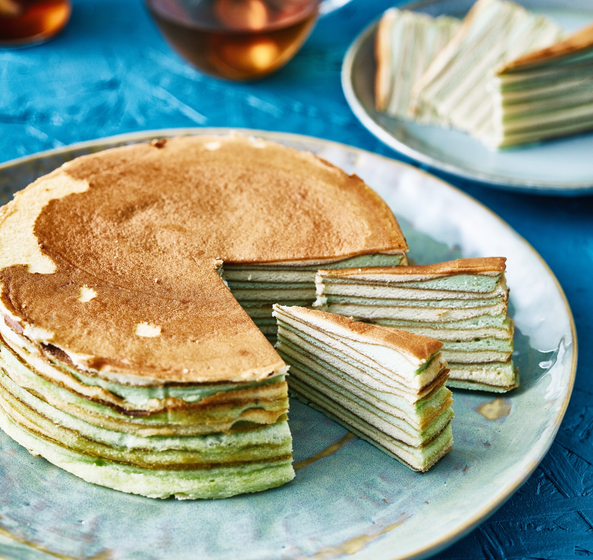 Pandan spekkoek recept - 24Kitchen