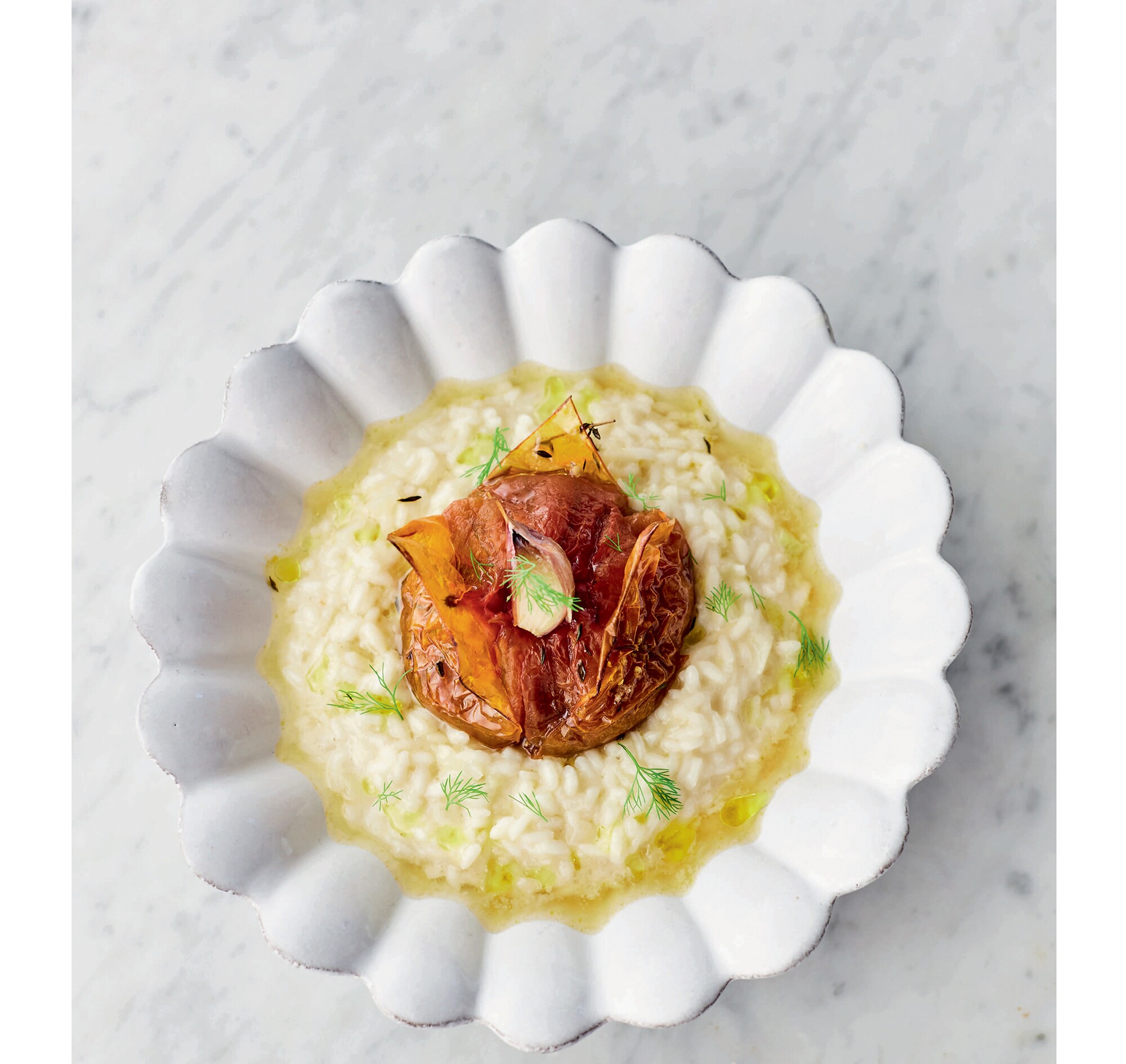 Jamie Oliver's risotto met geroosterde tomaat recept - 24Kitchen