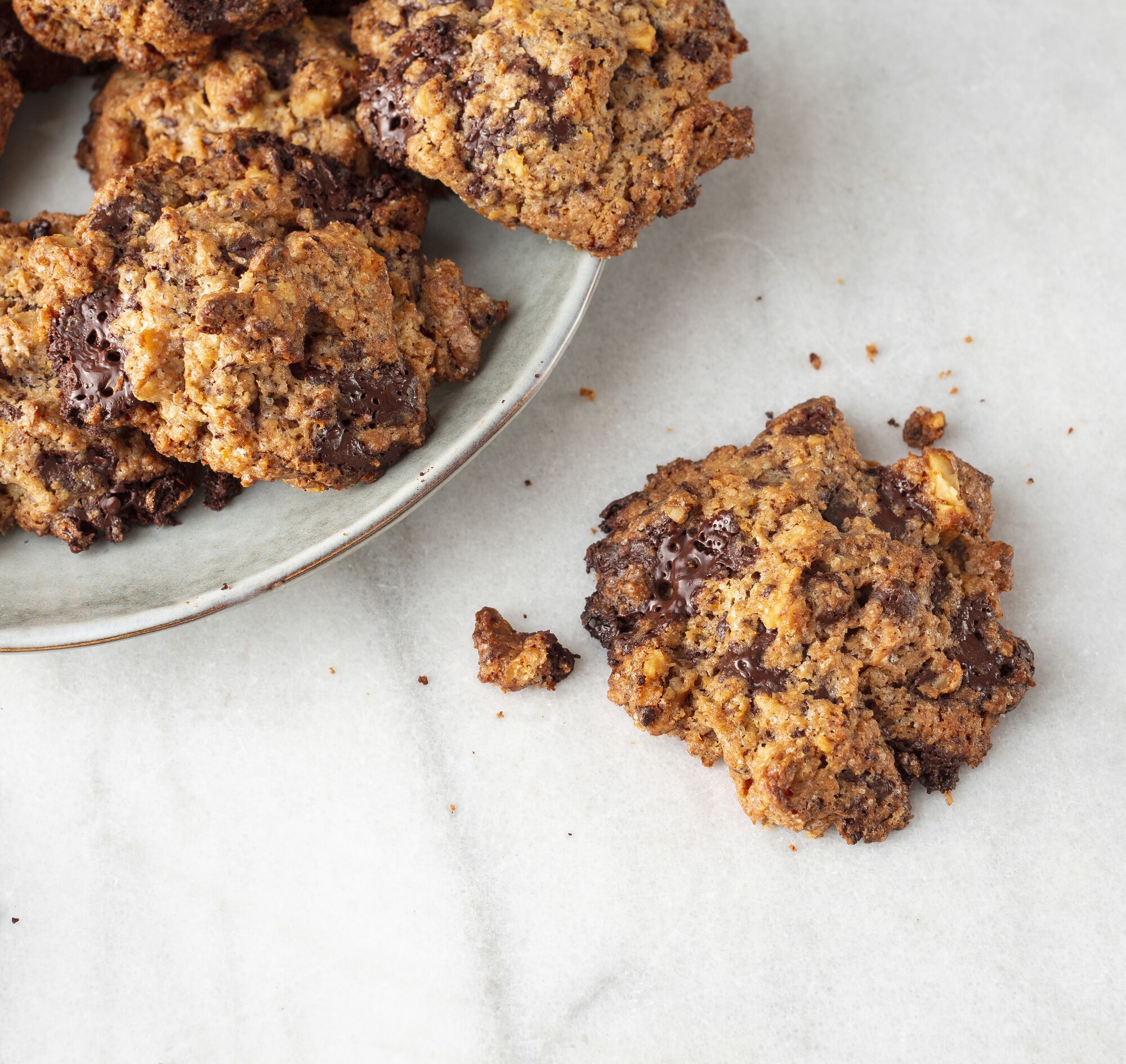 Niet-zo-zoete chocoladekoekjes recept - 24Kitchen