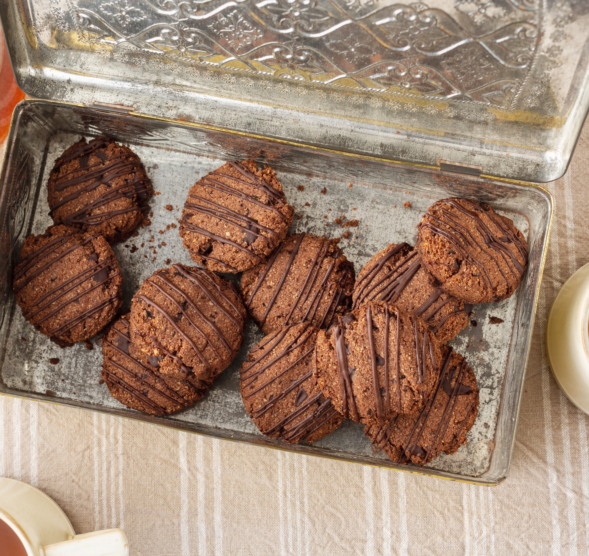 Vegan chocoladekoekjes recept - 24Kitchen