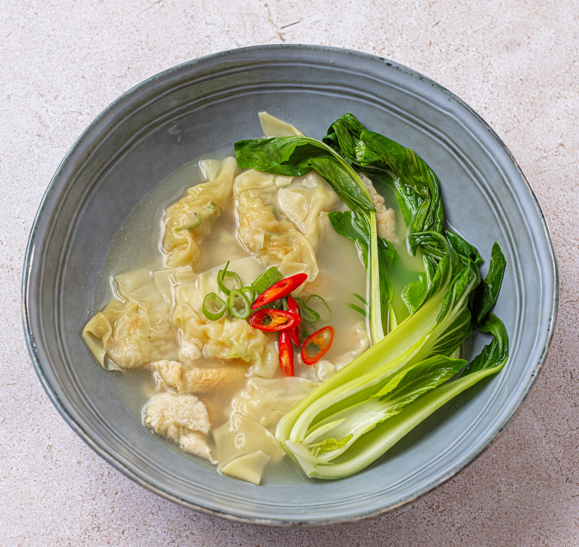 Wontonsoep met garnaal - 24Kitchen