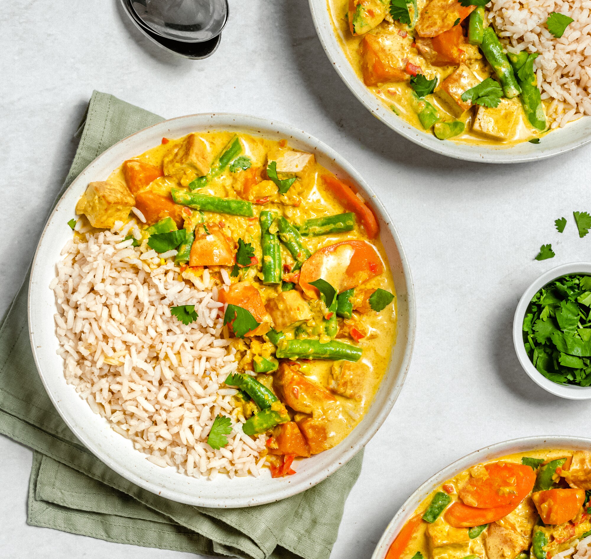 Thaise gele curry met rijst - 24Kitchen