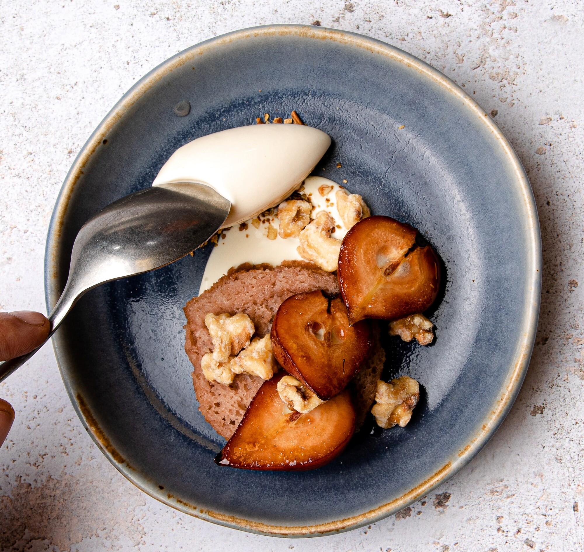 stoofperen met witte chocolademousse I 24Kitchen