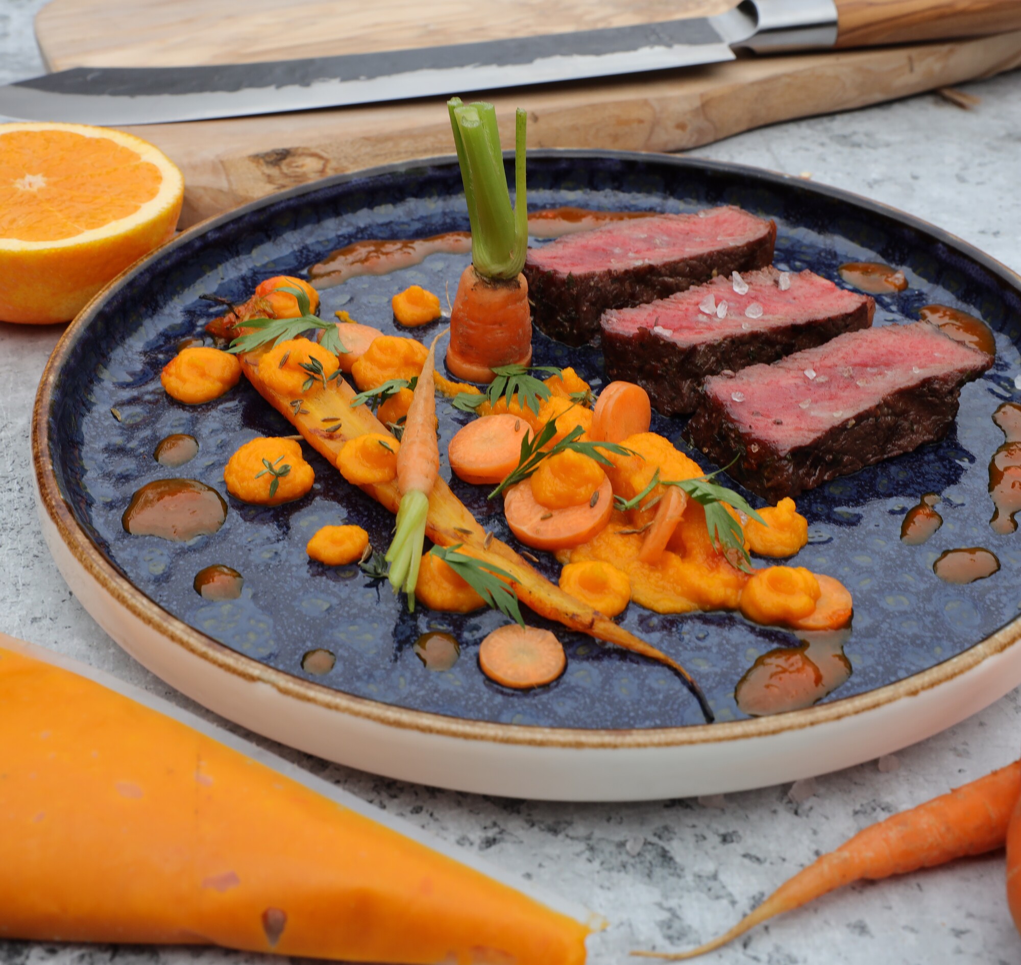 Entrecote van de bbq met wortel recept - 24Kitchen