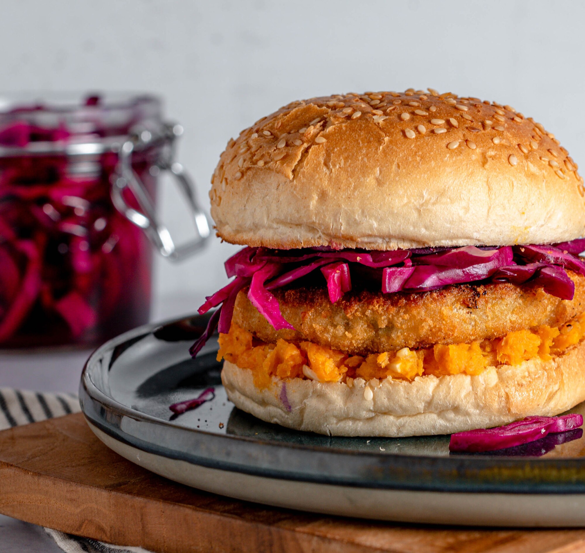 Vegetarische kipburger recept - 24Kitchen