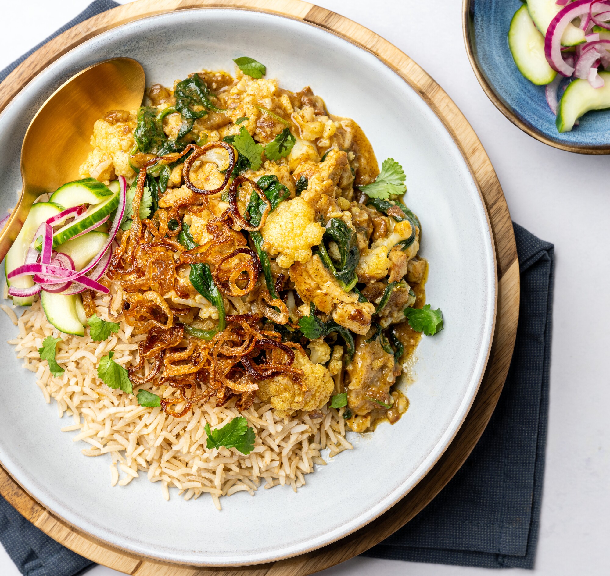 Gele curry met spinazie recept - 24Kitchen