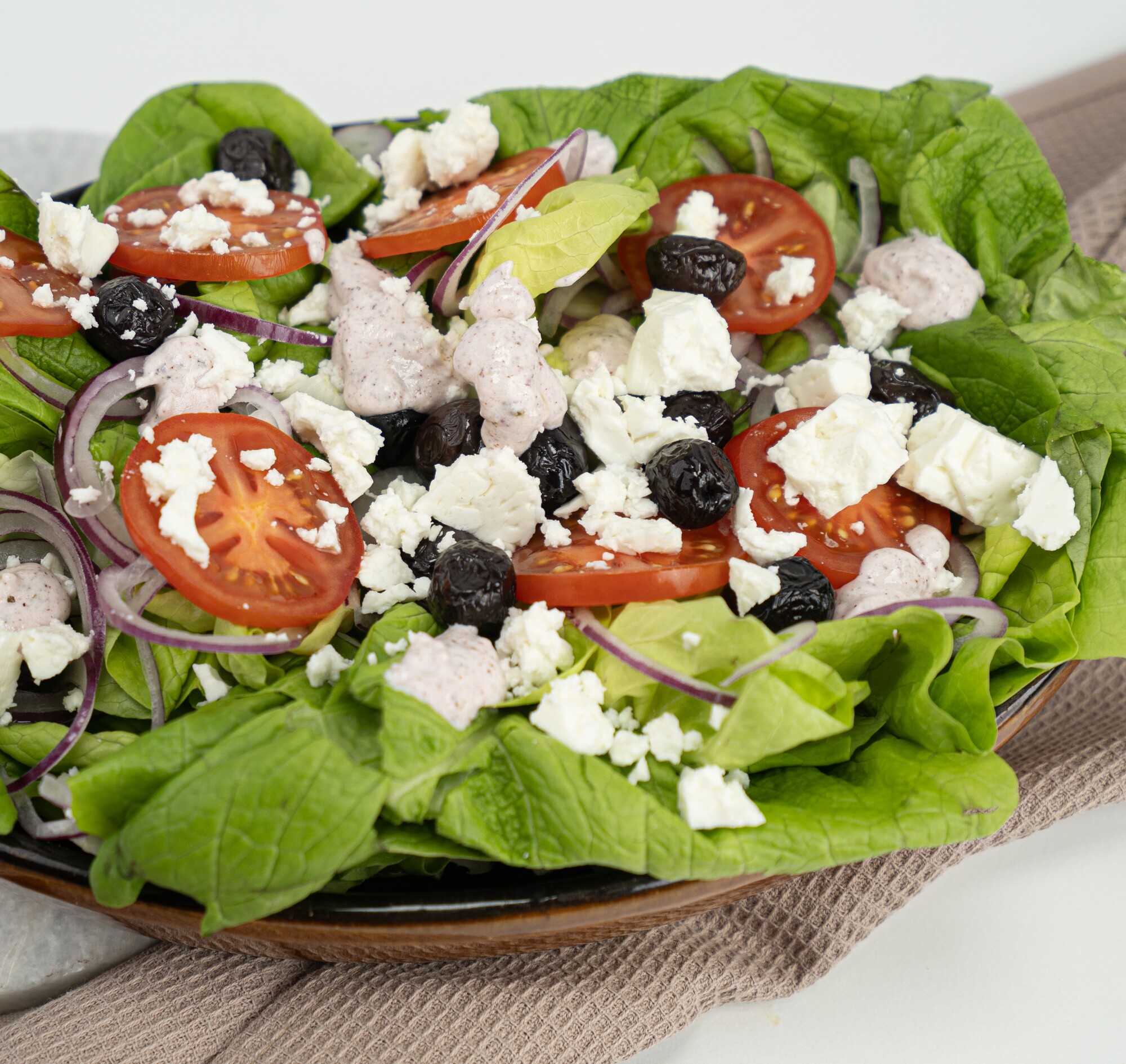 Salade met yoghurtdressing recept - 24Kitchen