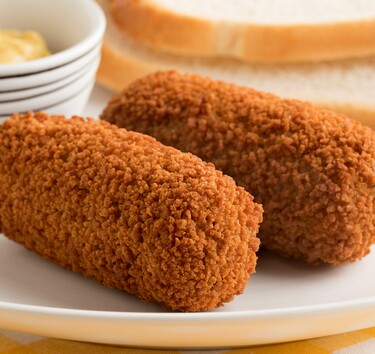 Proeven: deze nieuwe soort kroket ligt nú in de cafetaria - 24Kitchen