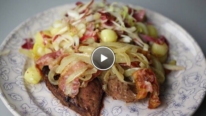 Ouderwets gebakken kalfslever recept - 24Kitchen