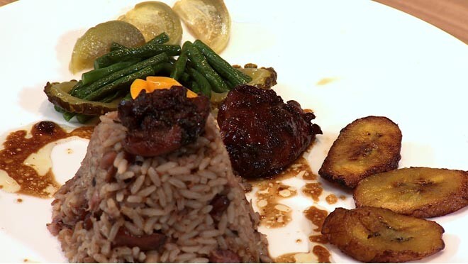 Black eye pesi moksi alesi met gestoofde kip en kouseband sopropo ...