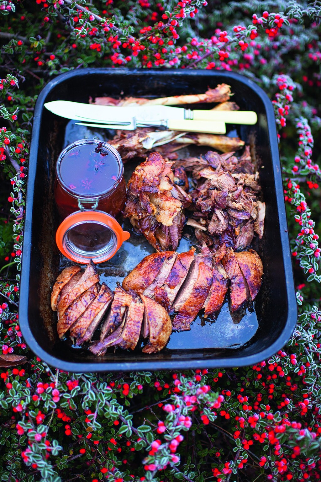 Jamie Oliver's gebraden gans met kerstspecerijen recept - 24Kitchen