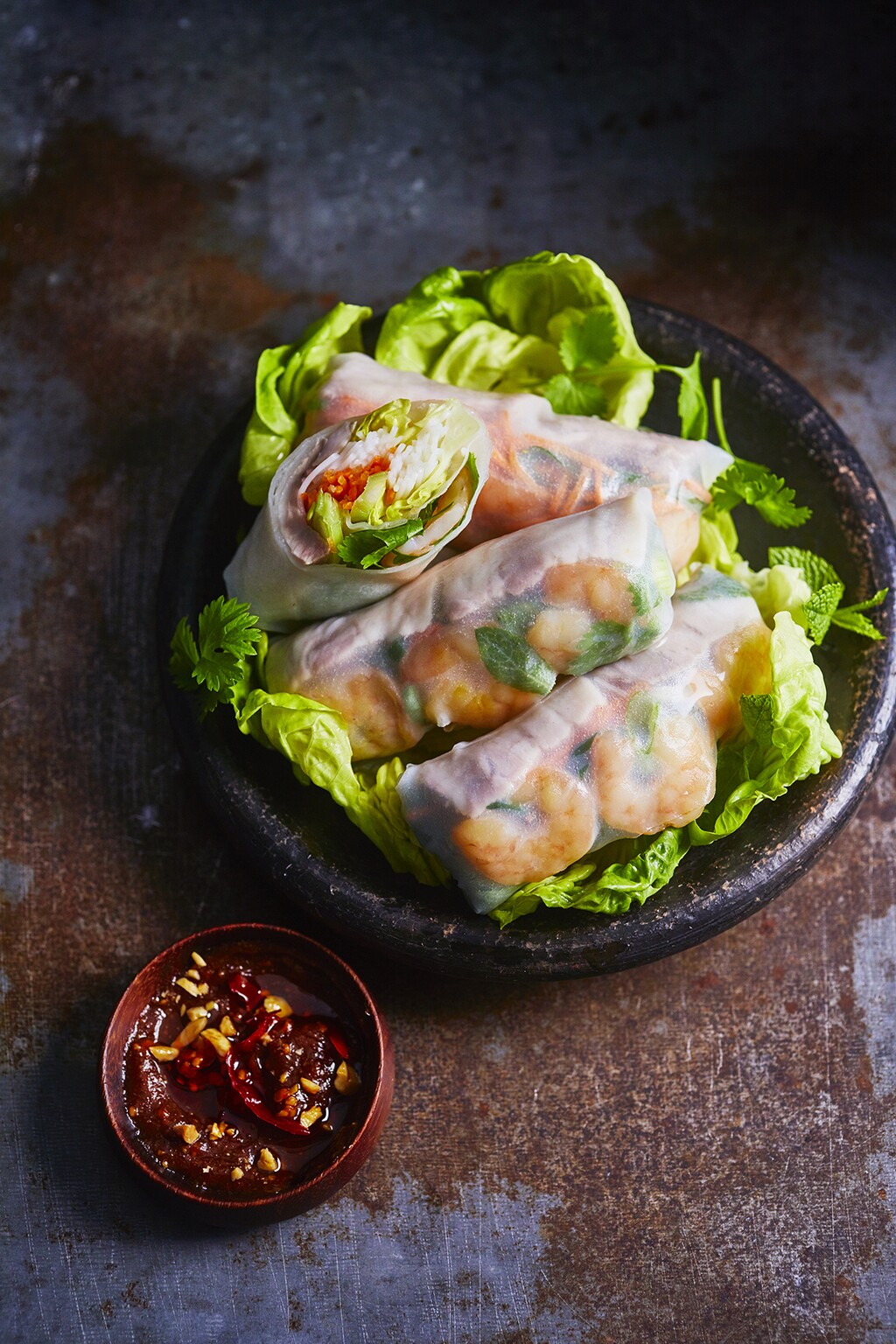 Goi Cuon (springrolls met buikspek en garnaal) recept - 24Kitchen