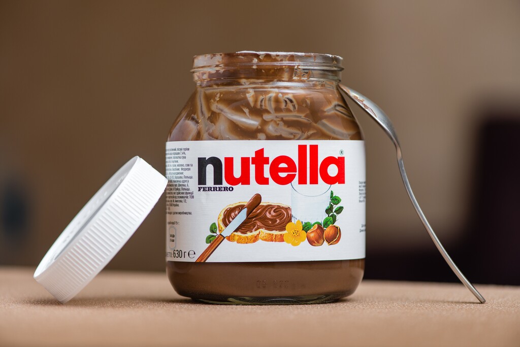 Pot De Nutella Ouvert Fitella UAE