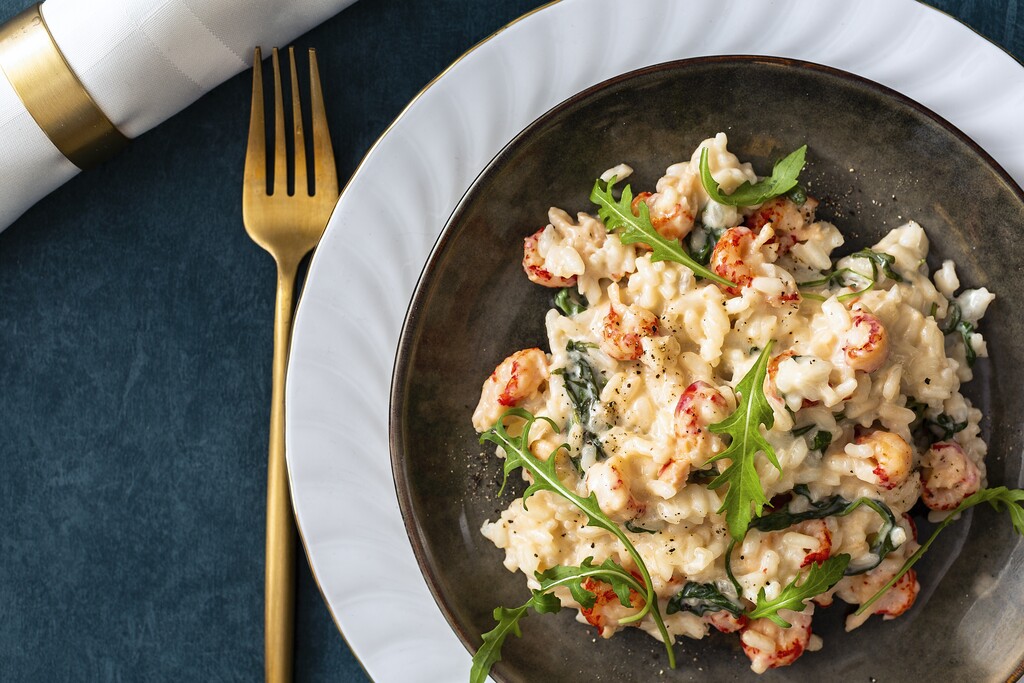 Champagne-risotto recept - 24Kitchen