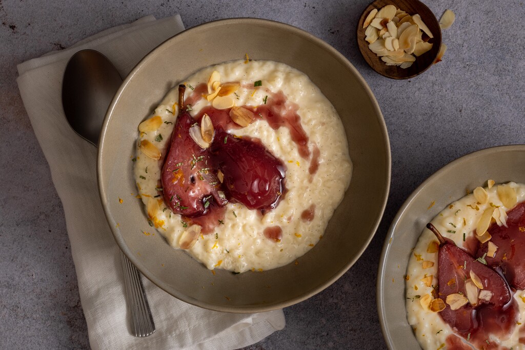 Rijstepap met stoofperen recept - 24Kitchen