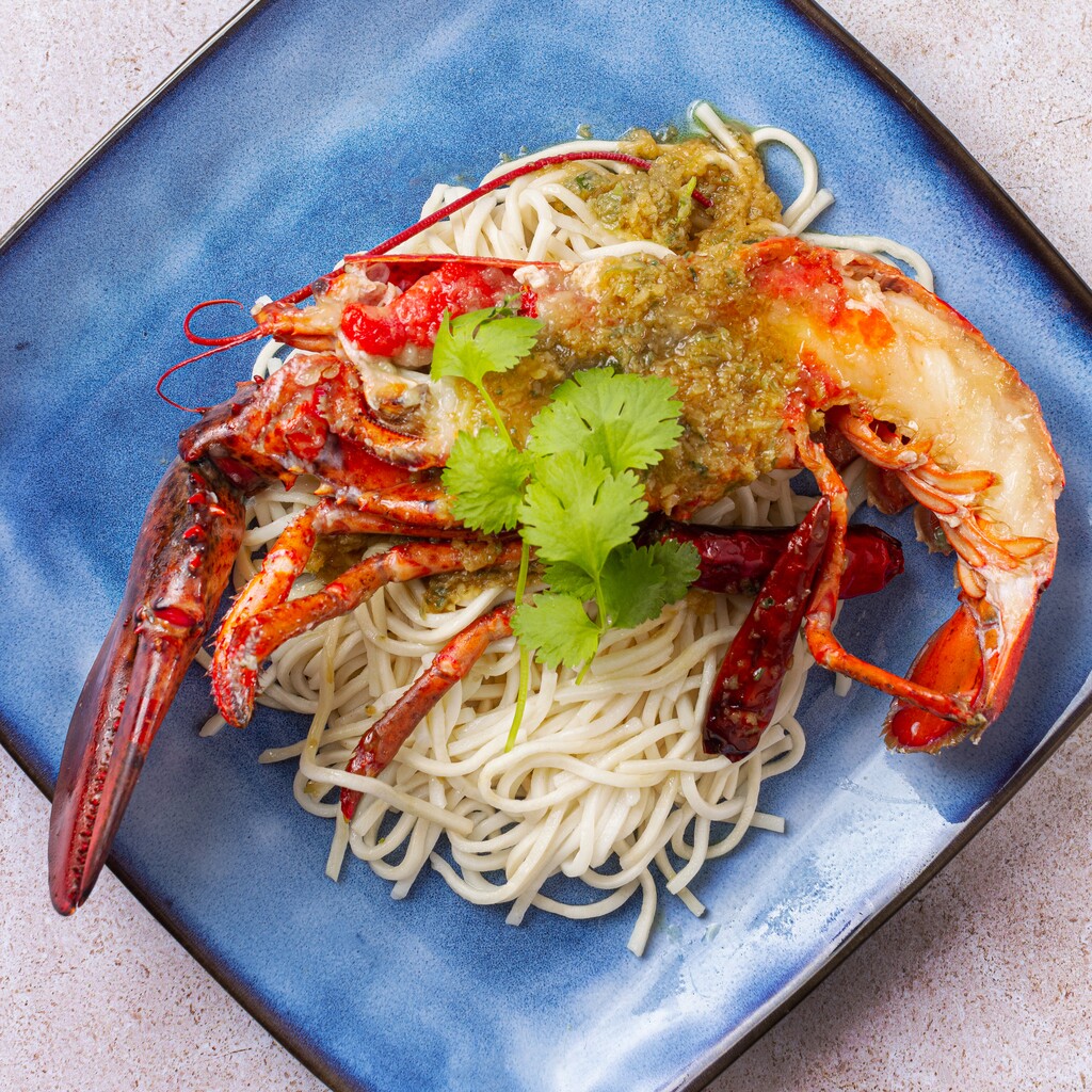 Kreeft met gember-pepersaus recept - 24Kitchen