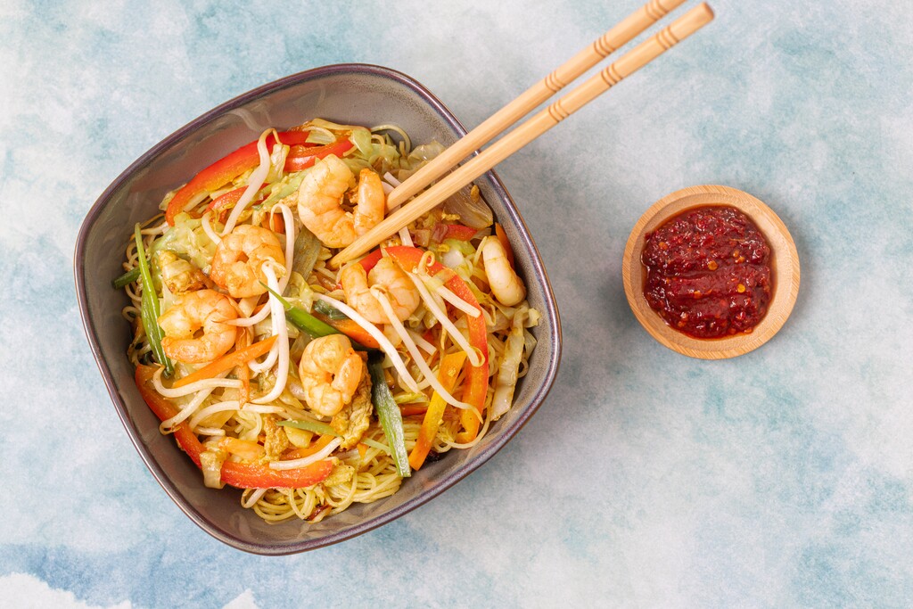 Singapore mihoen recept - 24Kitchen