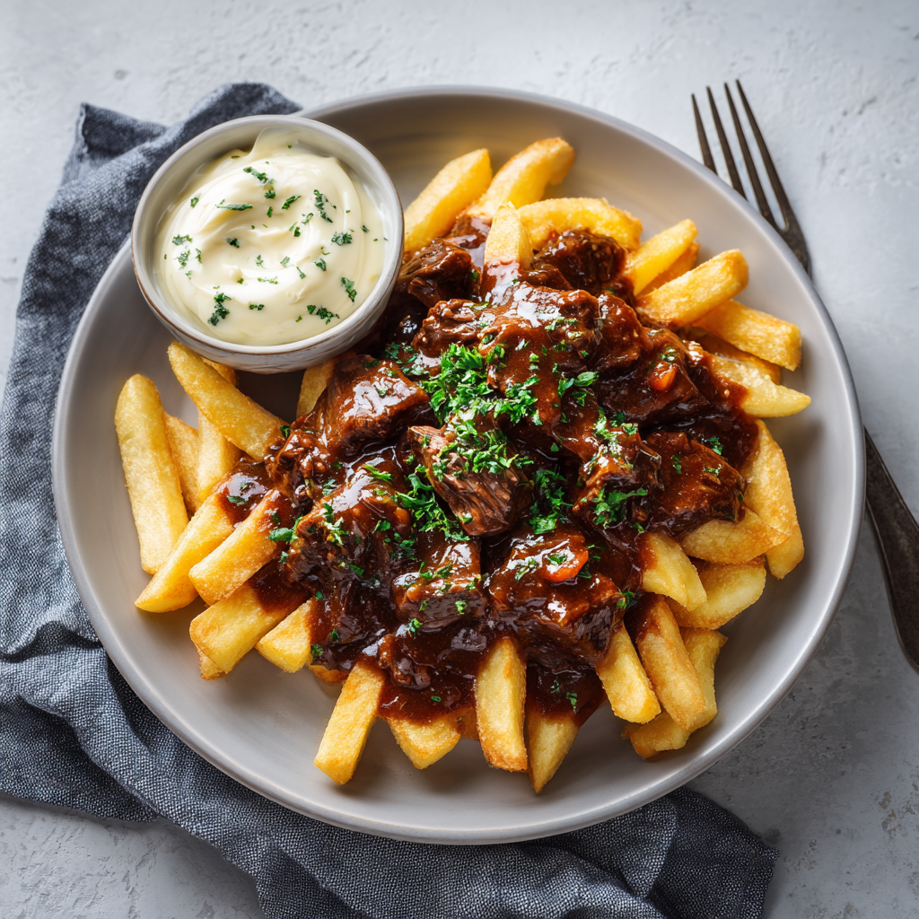 Patatje stoofvlees recept (met Vlaamse frieten!) - 24Kitchen